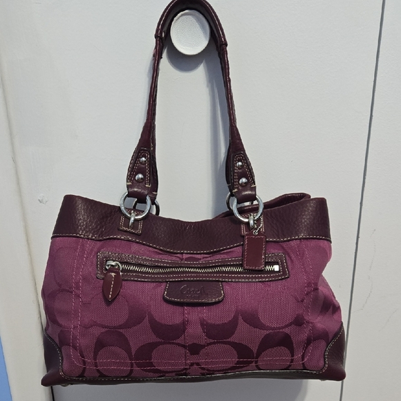 Coach | Bags | Coach Penelope Berry Signature Shoulder Bag Euc | Poshmark
